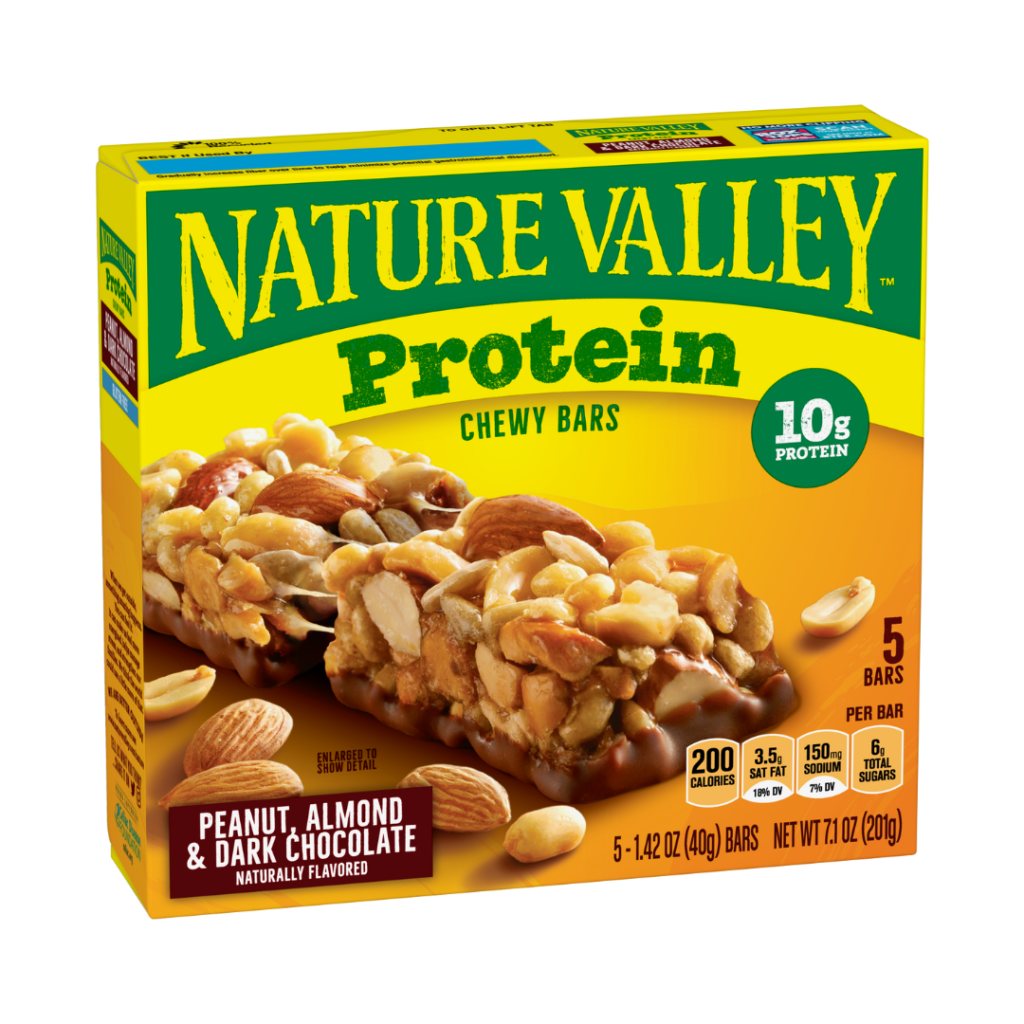 Nature Valley Protein Chewy bars Peanut, Almond & Dark Chocolate - MercaSID